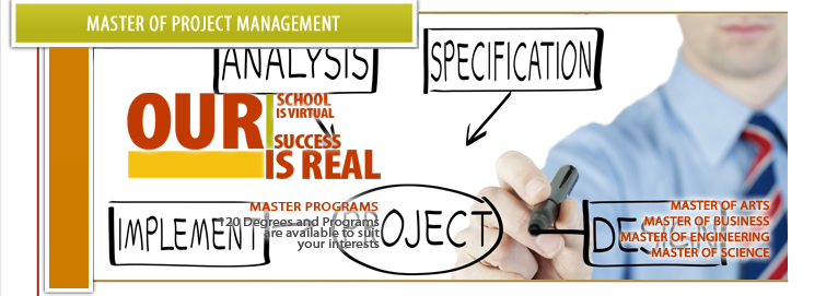 Master of Project Management (MA) Courses Online